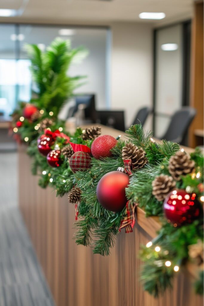15+ Christmas Cubicle Decor Ideas To Outshine Your Office - H.M.G