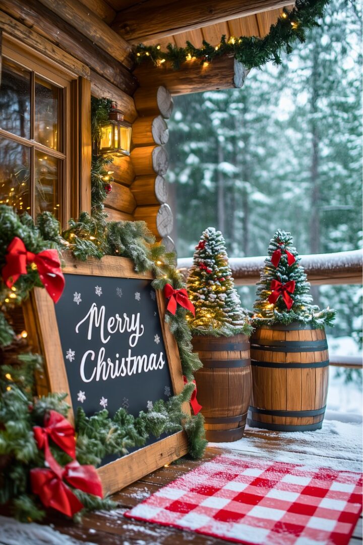 20 Magical Rustic Cabin Christmas Decor Ideas - H.M.G