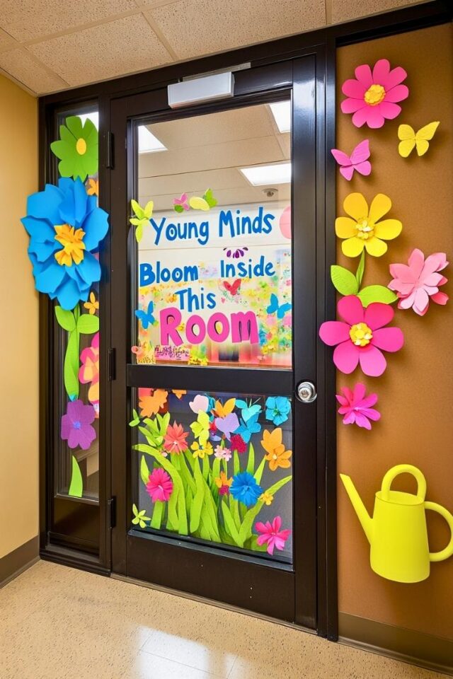 20+ Simple Easy Spring Classroom Doors Teachers Will Love! [Easter ...