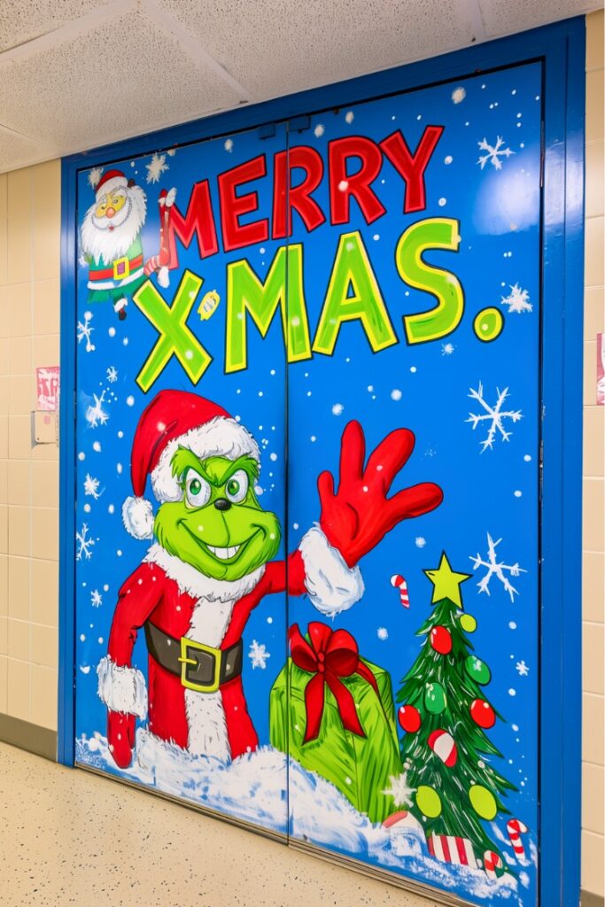 15 Christmas Classroom Door Decorations to Wow Everyone! - H.M.G