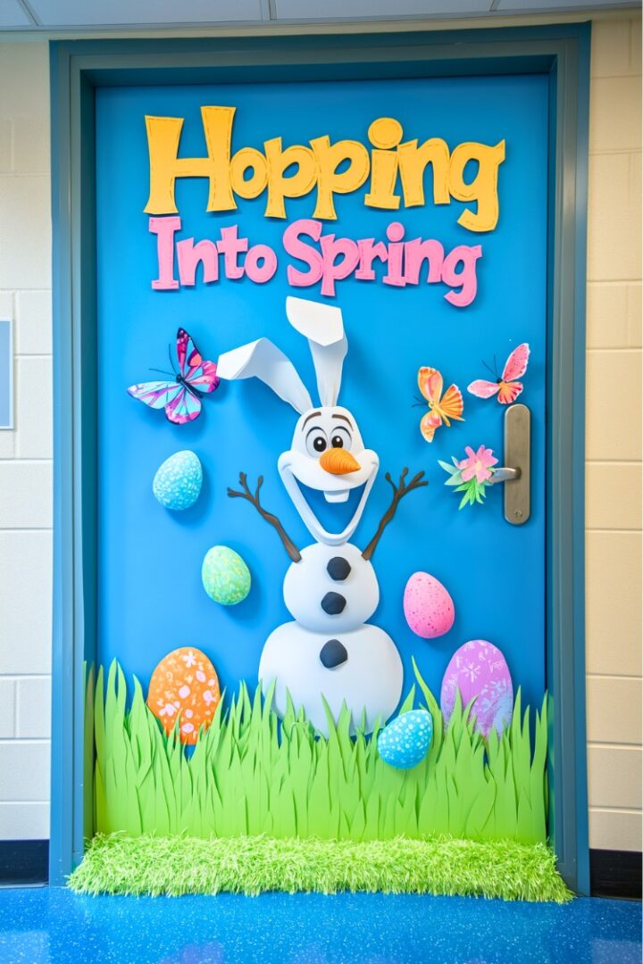 20+ Simple Easy Spring Classroom Doors Teachers Will Love! [Easter ...