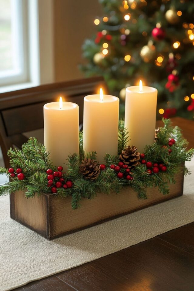 20+ Super Easy Christmas Centerpieces With Simple Instructions - H.M.G