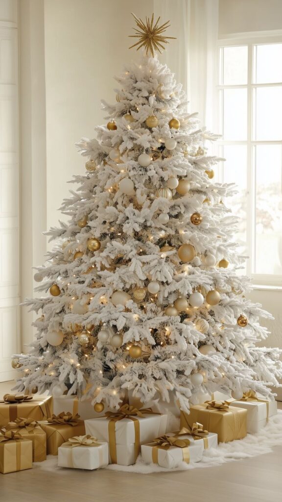 20 Creative White Christmas Tree Color Schemes to Match Your Vibe - H.M.G