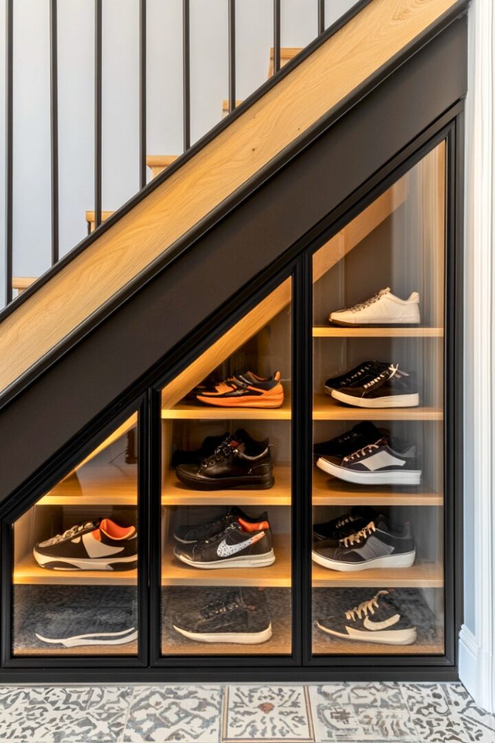 15 Stylish Storage Ideas for Under the Stairs You’ll Love - H.M.G
