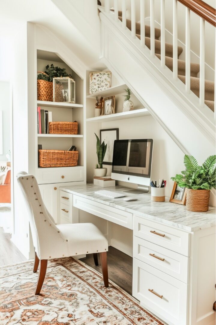 12 Inspiring Under-Stairs Study Space Ideas with Key Tips - H.M.G