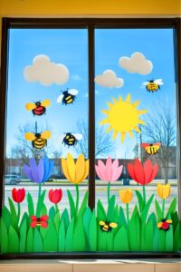 20 Adorable Spring Window Display Ideas for Schools [Easter Updated ...
