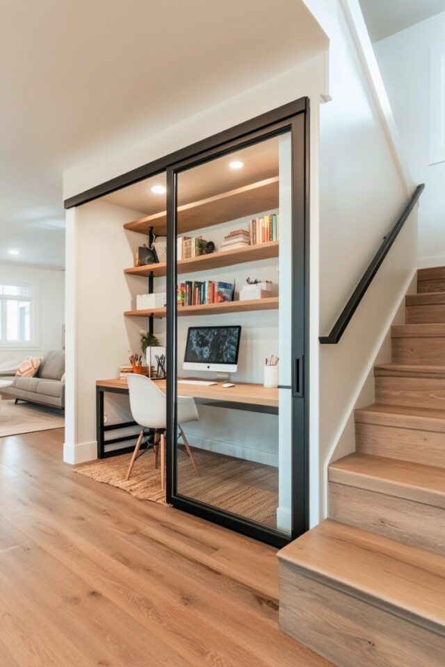 12 Inspiring Under-Stairs Study Space Ideas with Key Tips - H.M.G