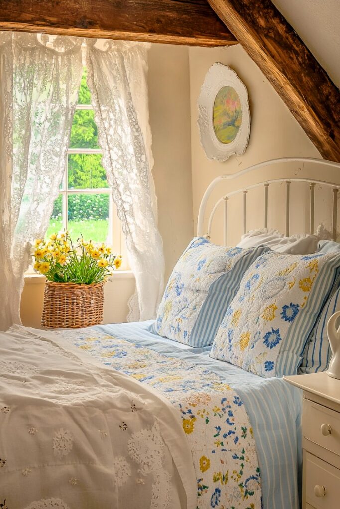 20 Cozy English Cottage Bedroom Ideas - H.M.G