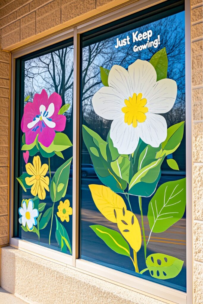 20 Adorable Spring Window Display Ideas for Schools [Easter Updated ...
