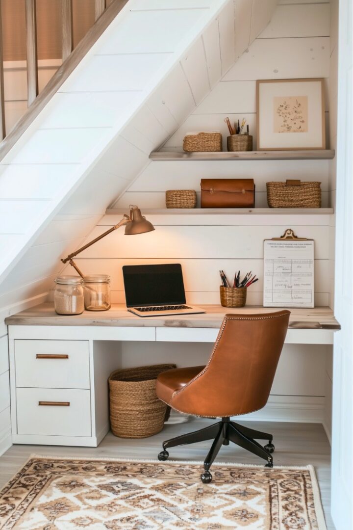 12 Inspiring Under-Stairs Study Space Ideas with Key Tips - H.M.G