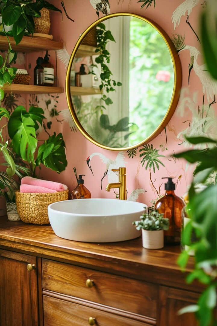15+ Boho Powder Room Ideas That Wow with Style and Personality - H.M.G