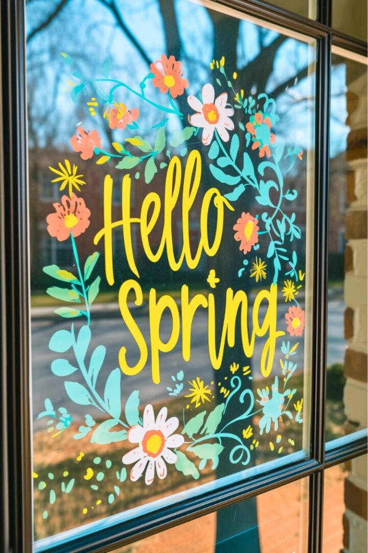 20 Adorable Spring Window Display Ideas for Schools [Easter Updated ...