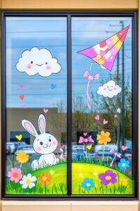 20 Adorable Spring Window Display Ideas for Schools [Easter Updated ...