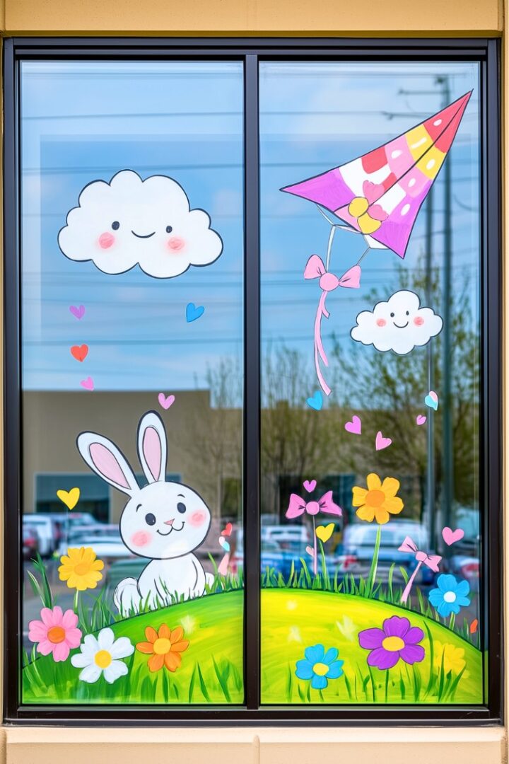 20 Adorable Spring Window Display Ideas for Schools [Easter Updated ...