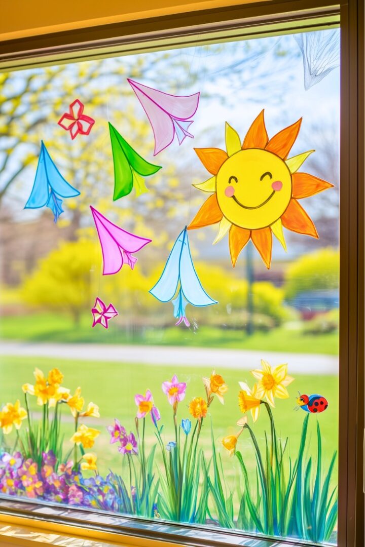 20 Adorable Spring Window Display Ideas for Schools [Easter Updated ...