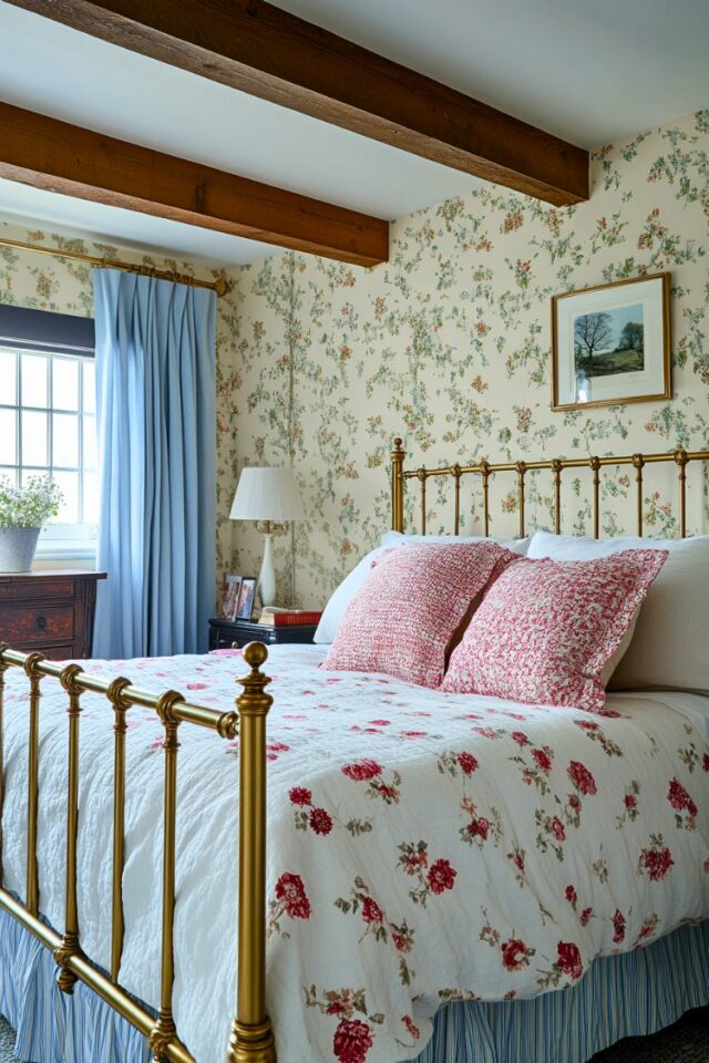 20 Cozy English Cottage Bedroom Ideas - H.M.G