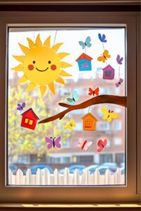 20 Adorable Spring Window Display Ideas for Schools [Easter Updated ...