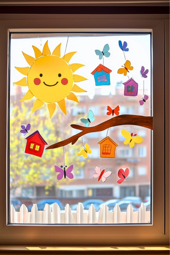 20 Adorable Spring Window Display Ideas for Schools [Easter Updated ...