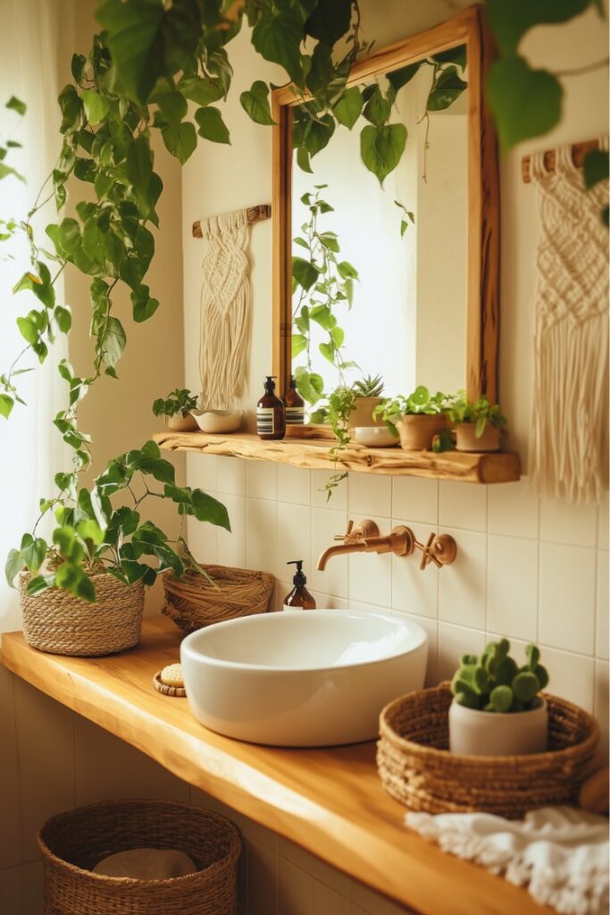 15+ Boho Powder Room Ideas That Wow with Style and Personality - H.M.G