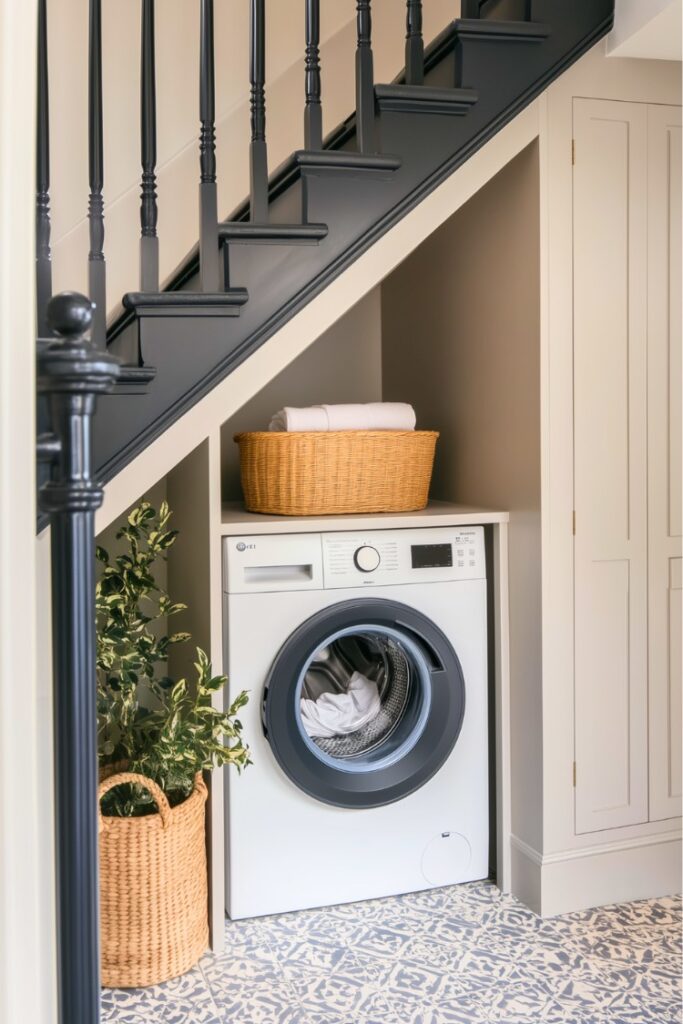 10+ Space-Saving Laundry Ideas Under the Stairs You Need to See - H.M.G