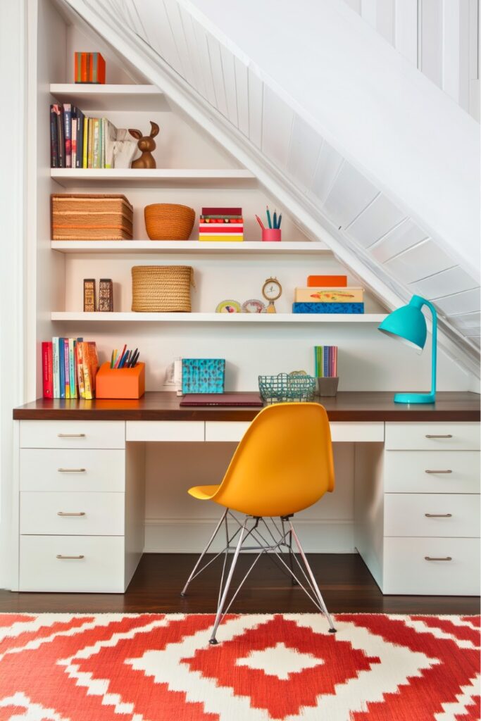 12 Inspiring Under-Stairs Study Space Ideas with Key Tips - H.M.G