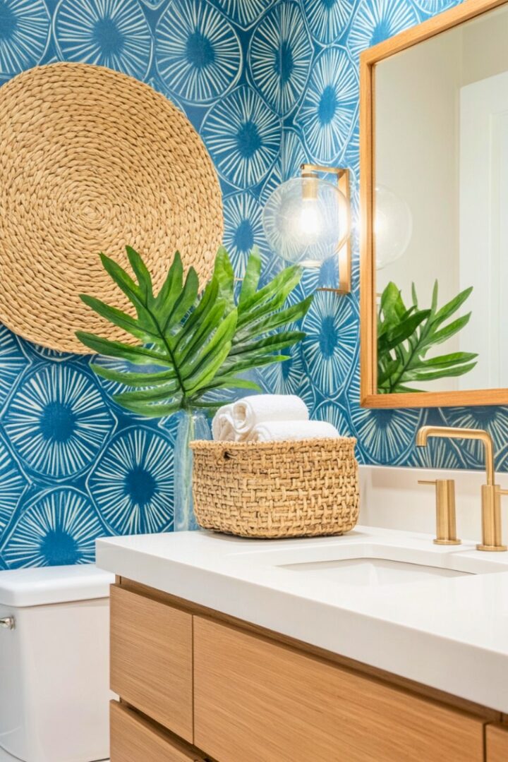 15+ Boho Powder Room Ideas That Wow with Style and Personality - H.M.G