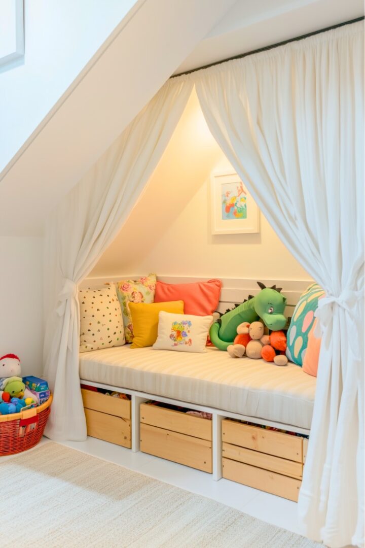 15+ Fun Play Area Ideas Under the Stairs for Kids - H.M.G