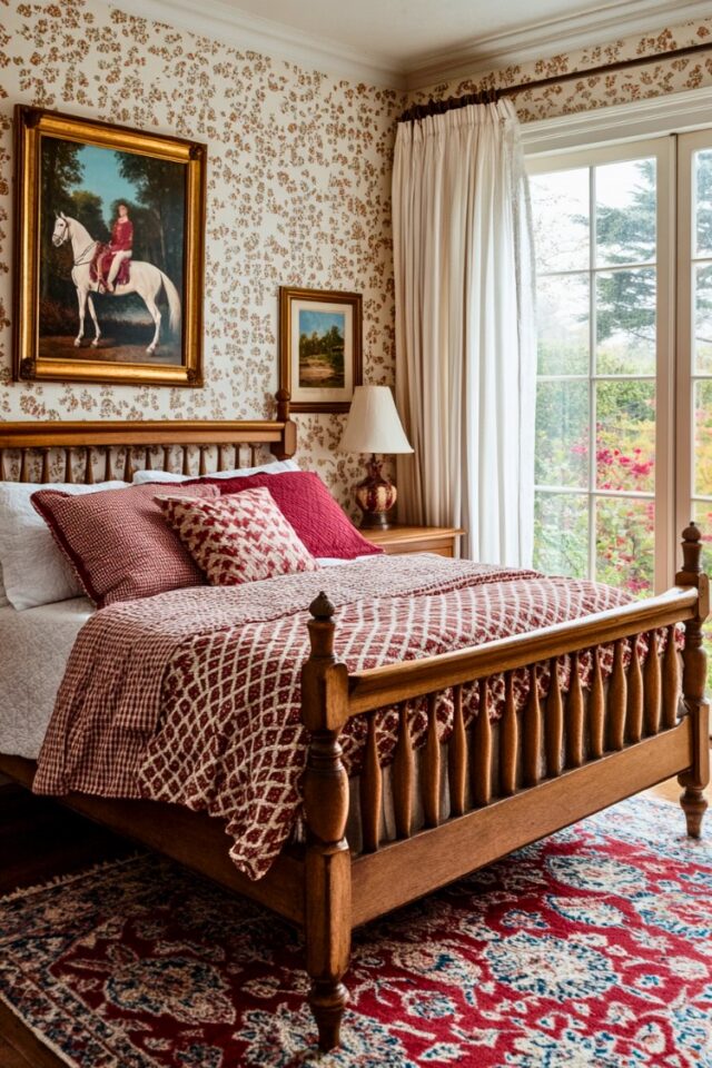 20 Cozy English Cottage Bedroom Ideas - H.M.G