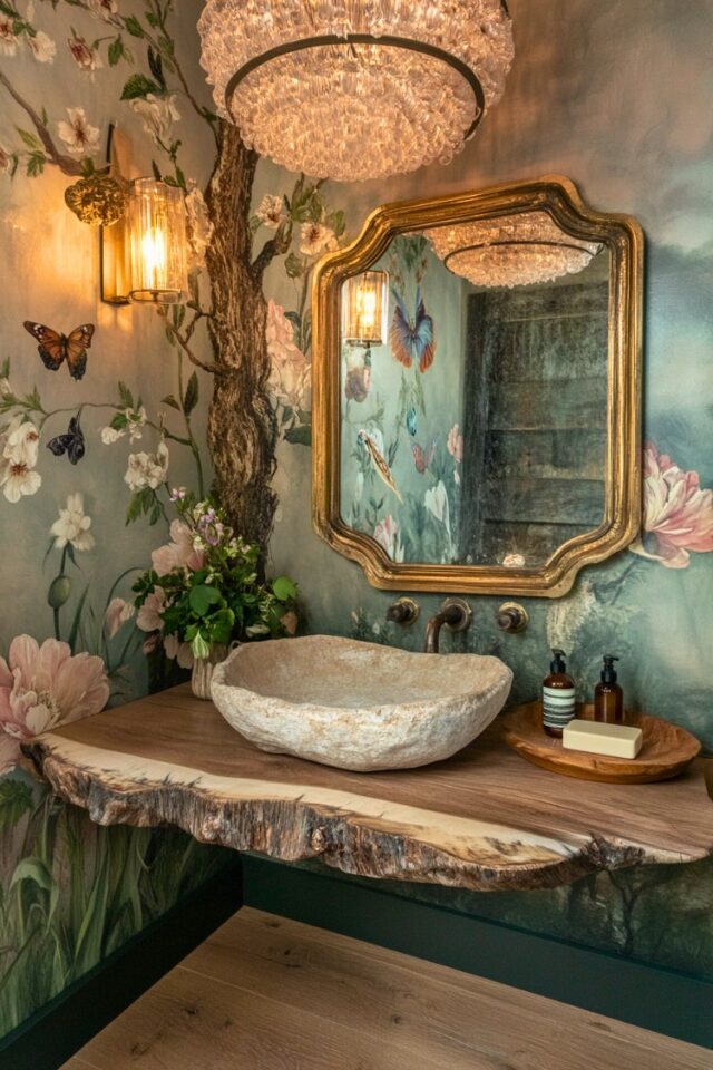 15+ Boho Powder Room Ideas That Wow with Style and Personality - H.M.G