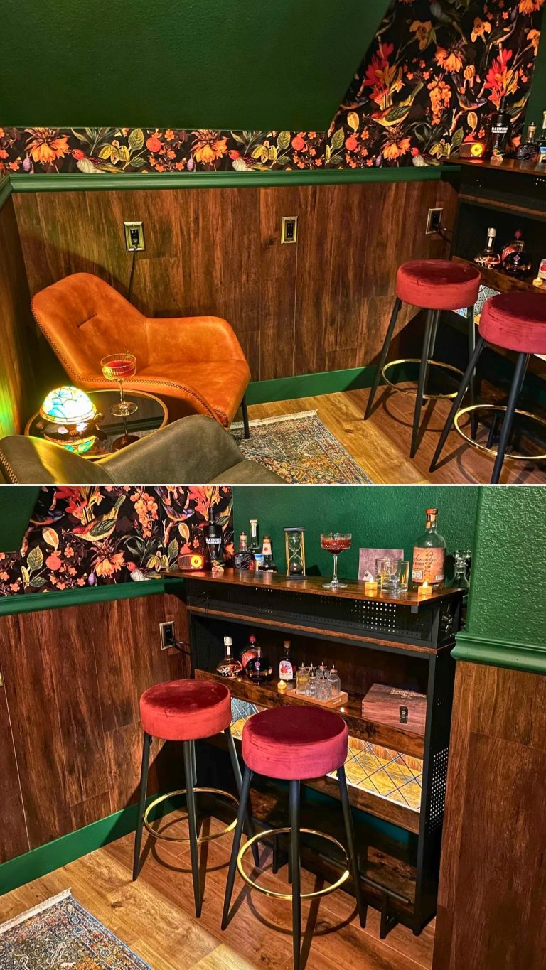 14 Under-Stairs Mini Bar & Coffee Station Ideas - H.M.G