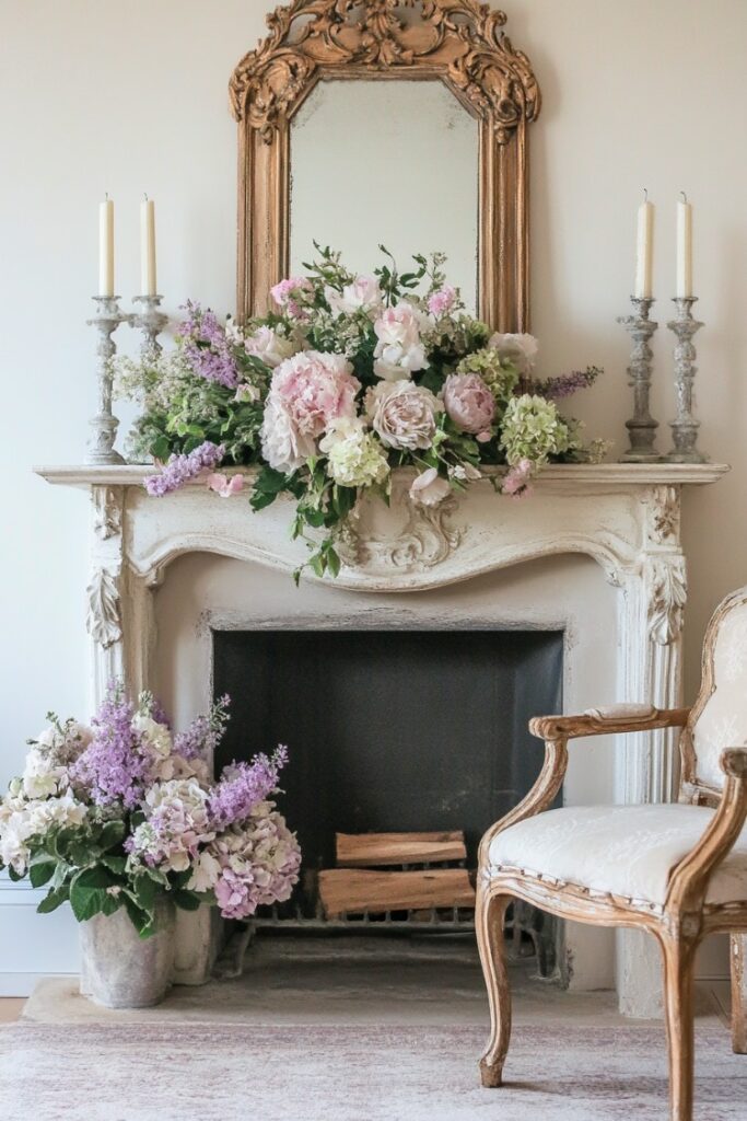 14 Creative Ways to Decorate an Unused Fireplace - H.M.G