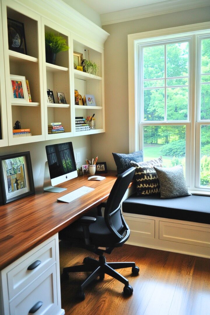 22 Inspiring Ideas for a Functional Living Room Office You’ll Love - H.M.G