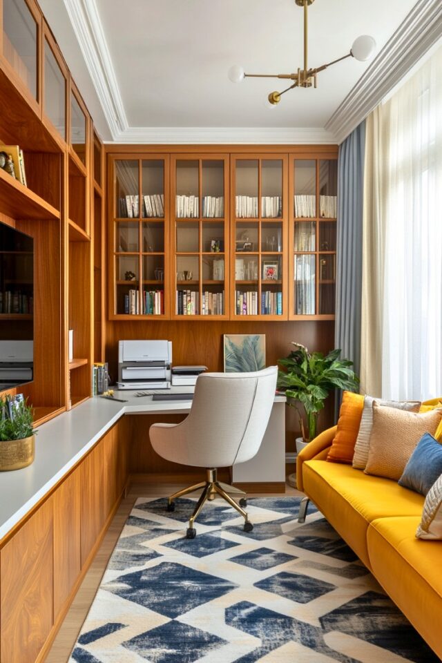 23 Inspiring Ideas for a Functional Living Room Office You’ll Love - H.M.G