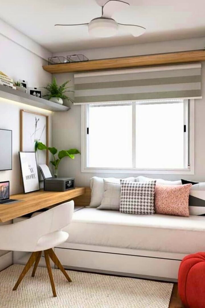 I Loved How These Small Cozy Bedroom Office Setups Feel Productive and ...