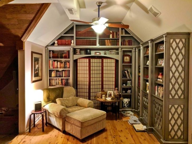 I Saw These Cozy Home Library Ideas and Immediately Wanted One Too - H.M.G