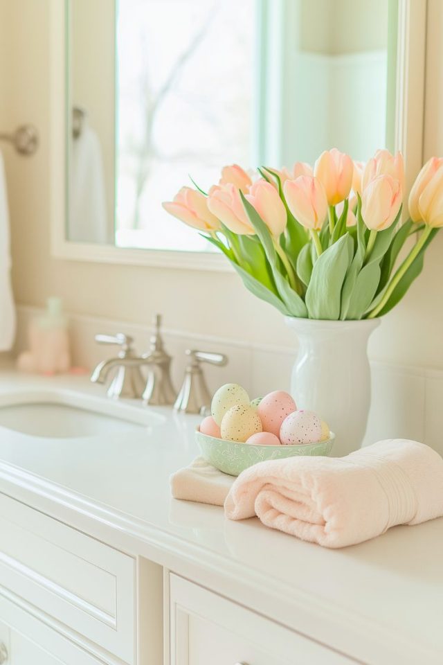 Easy Easter Bathroom Decor Ideas That Make Your Home Feel Festive - H.M.G