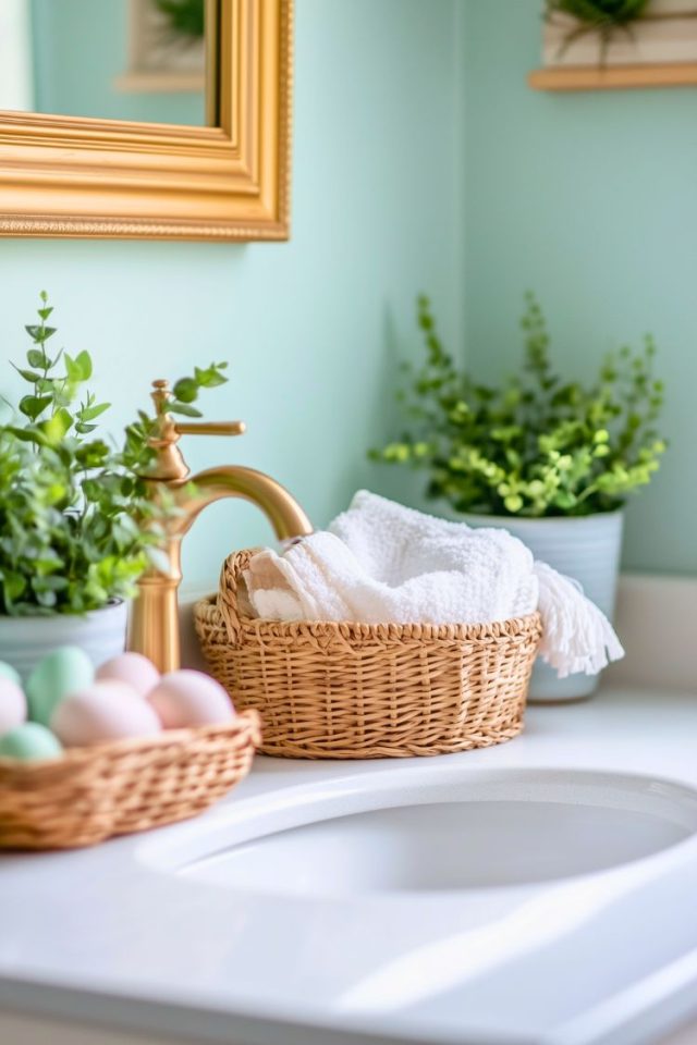 Easy Easter Bathroom Decor Ideas That Make Your Home Feel Festive - H.M.G