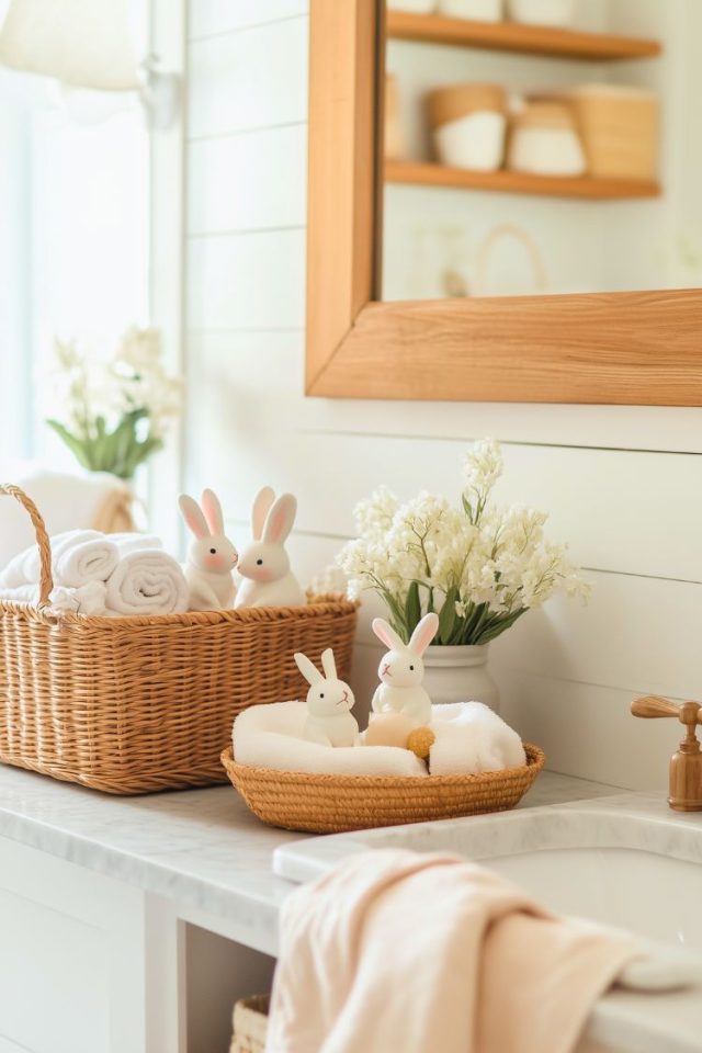 Easy Easter Bathroom Decor Ideas That Make Your Home Feel Festive - H.M.G