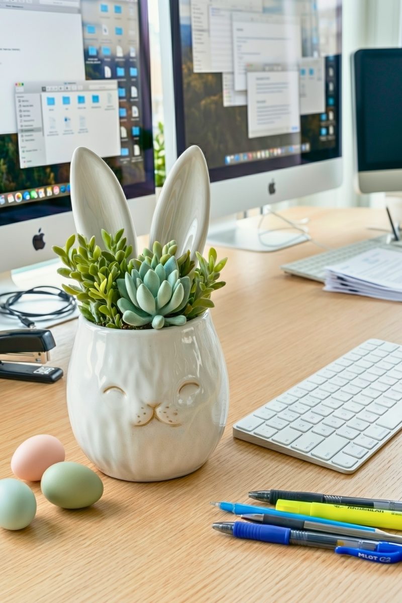 These Festive Office Desk Easter Decor Ideas Will Make Your Workdays ...