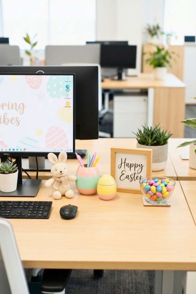 These Festive Office Desk Easter Decor Ideas Will Make Your Workdays ...