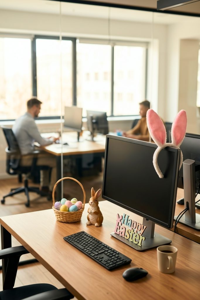 These Festive Office Desk Easter Decor Ideas Will Make Your Workdays ...