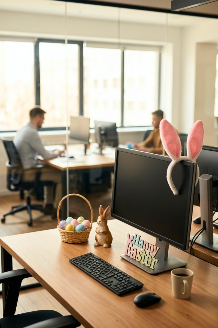 These Festive Office Desk Easter Decor Ideas Will Make Your Workdays ...
