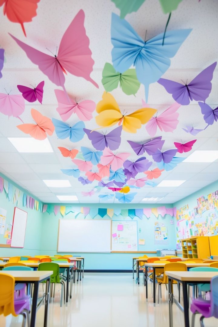 Easy Ceiling-Hanging Decor Ideas To Make Classrooms Feel Magical - H.M.G