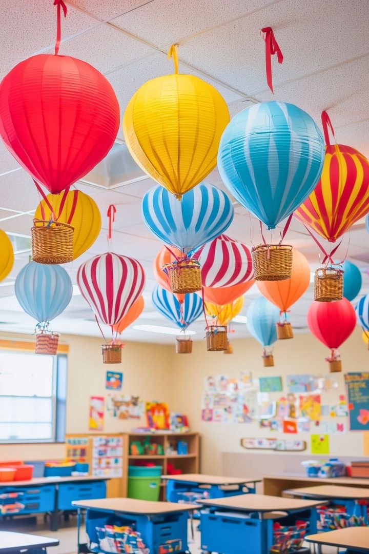 Easy Ceiling-Hanging Decor Ideas To Make Classrooms Feel Magical - H.M.G