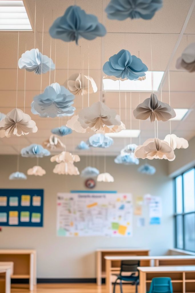 Easy Ceiling-Hanging Decor Ideas To Make Classrooms Feel Magical - H.M.G