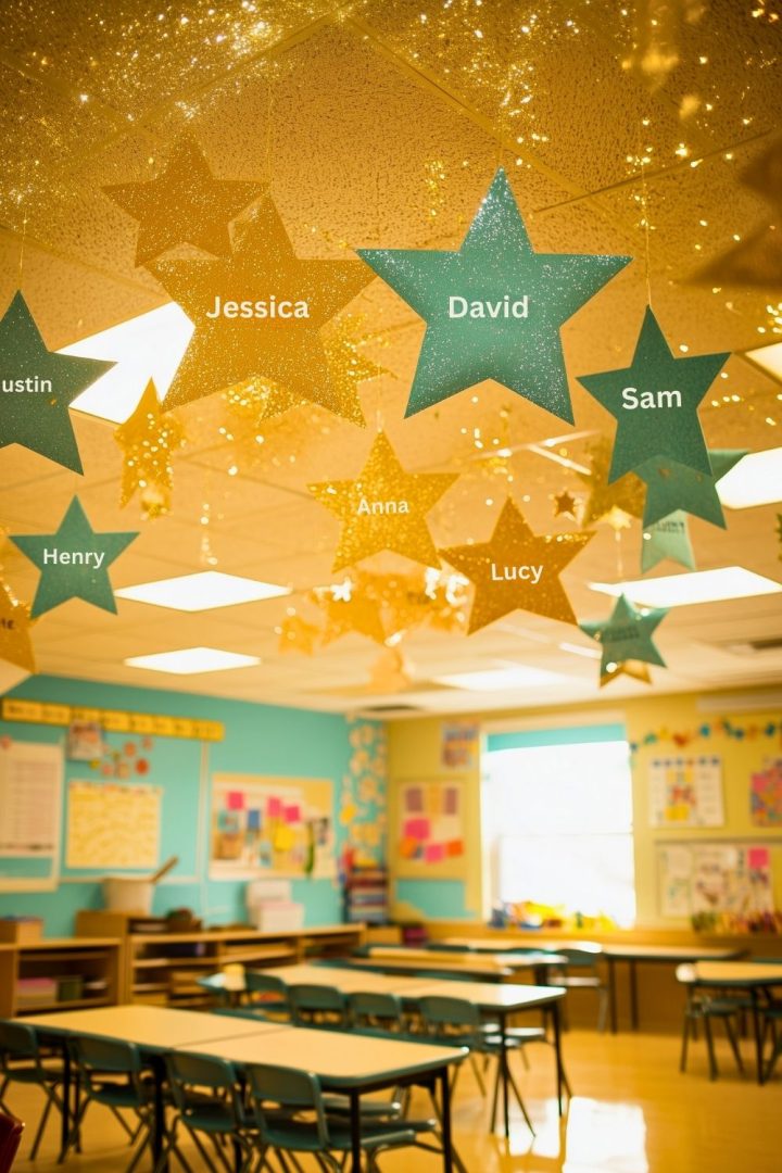 Easy Ceiling-Hanging Decor Ideas To Make Classrooms Feel Magical - H.M.G