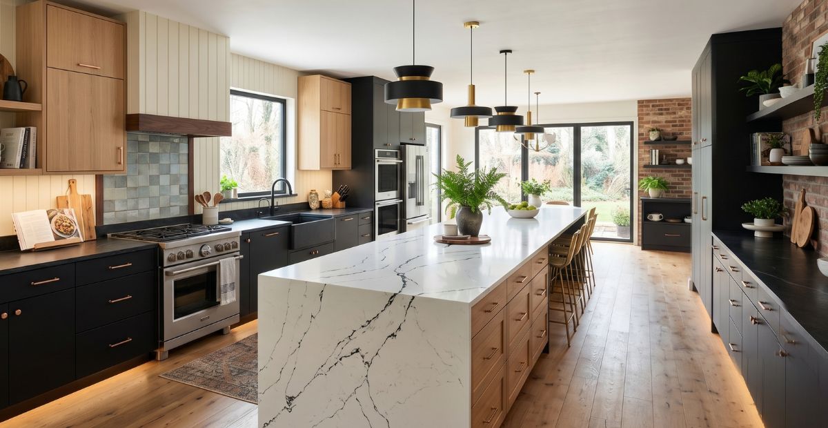 Bold Black Kitchen Color Schemes That Look Incredibly High-End - H.M.G